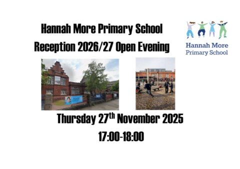 Hannah More Primary School Reception Open Evening - Central Bristol ...